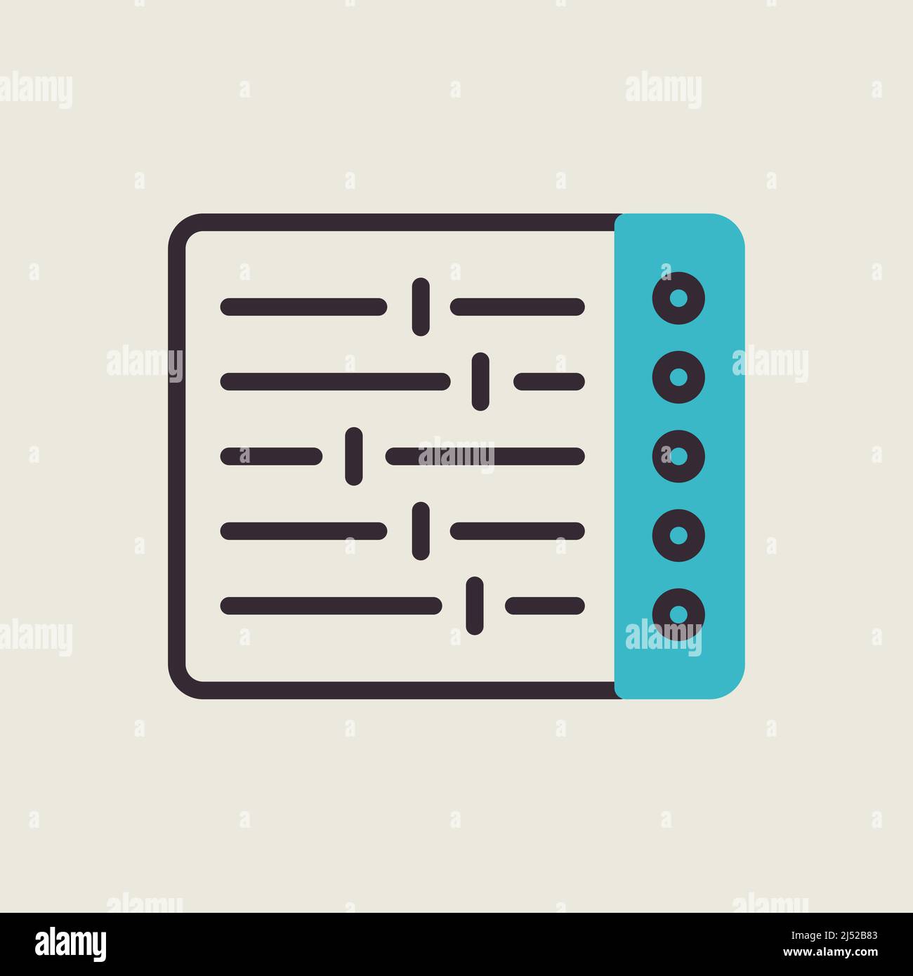 Mixing console vector icon. Graph symbol for music and sound web site ...