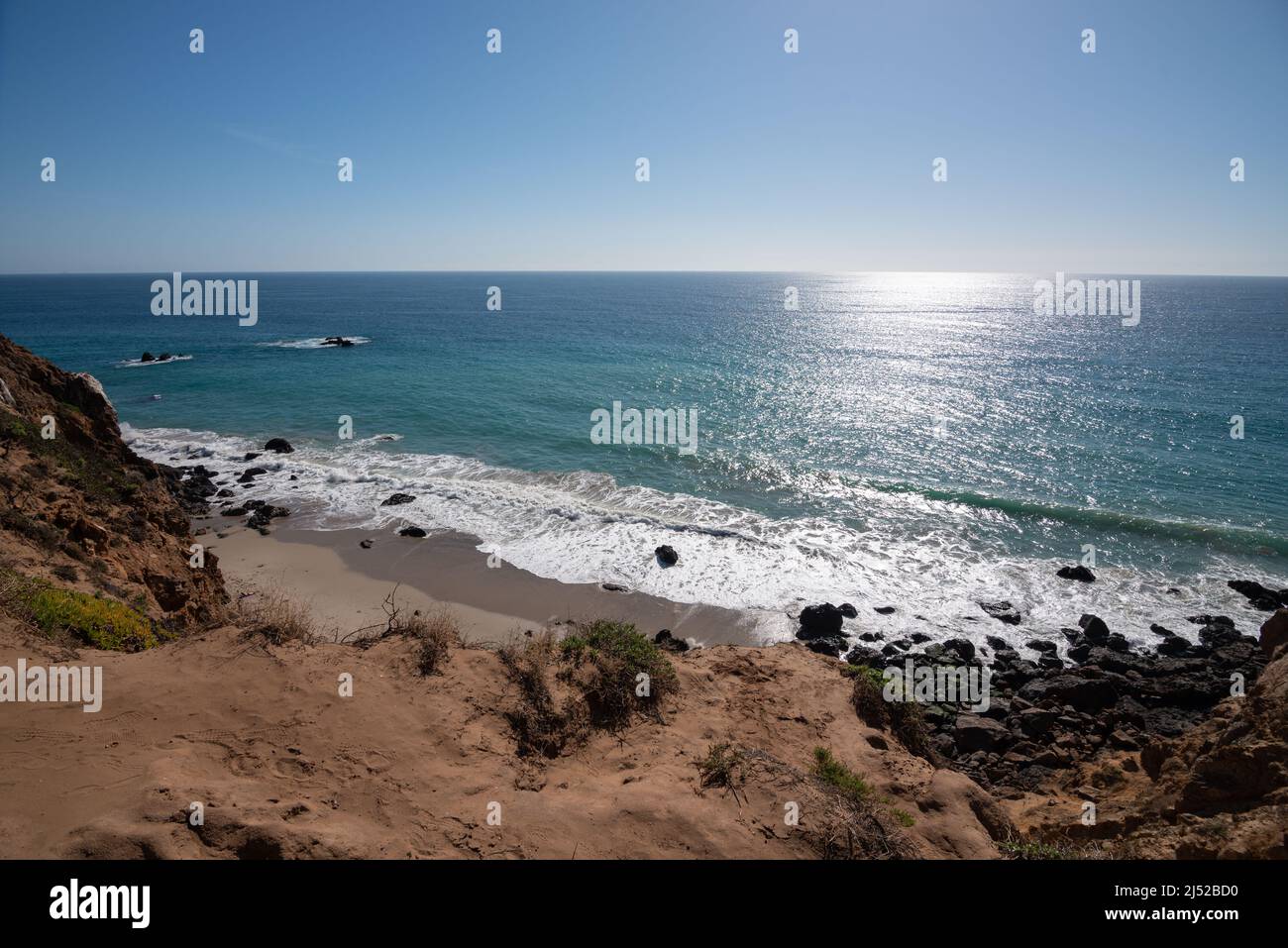 Aerial view malibu shoreline hi-res stock photography and images - Alamy