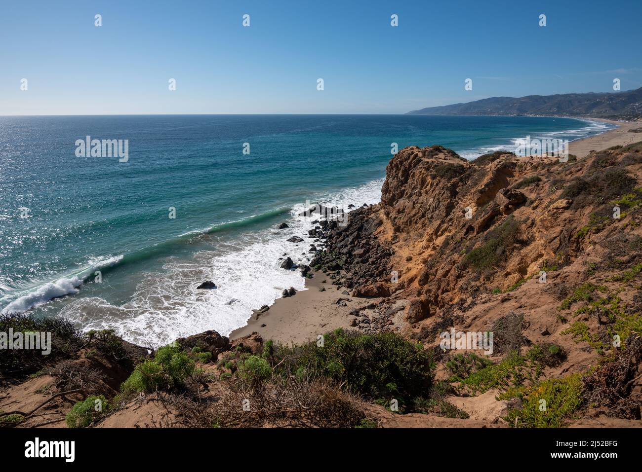 Malibu coast, California shoreline Stock Photo - Alamy