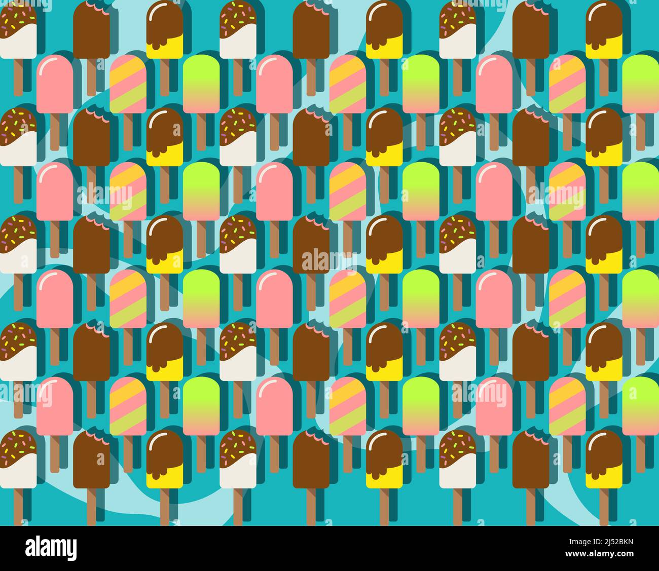 Bitten ice cream chocolate Stock Vector Images - Alamy