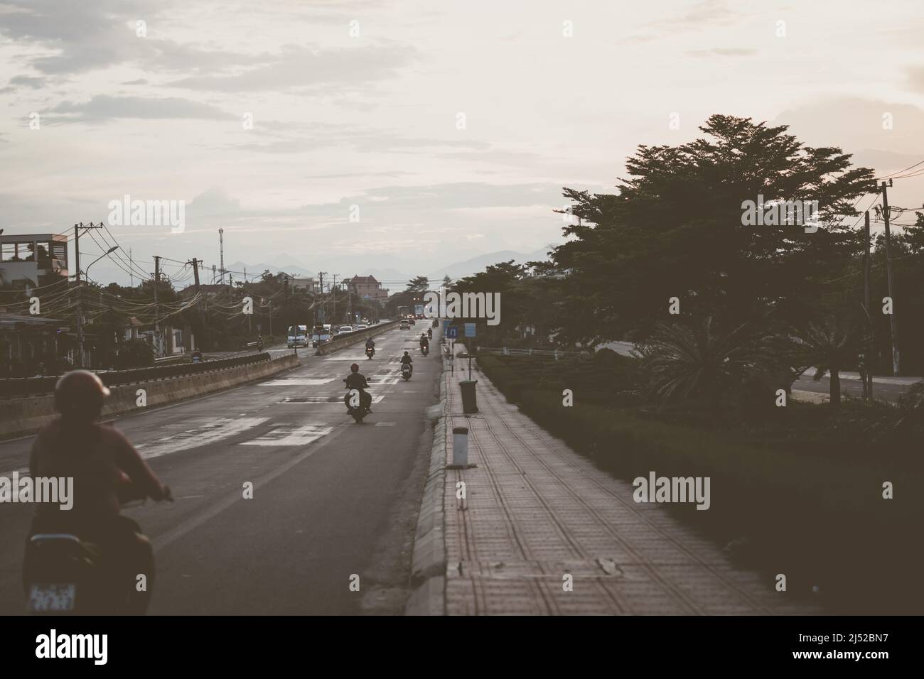 Real photo, sunset dark evening night sky background, nature beauty ...