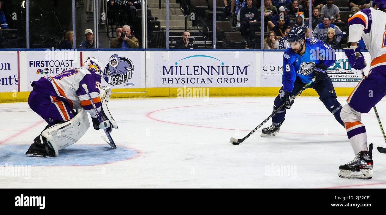 Echl orlando vs jax 6137 jpg hi-res stock photography and images - Alamy