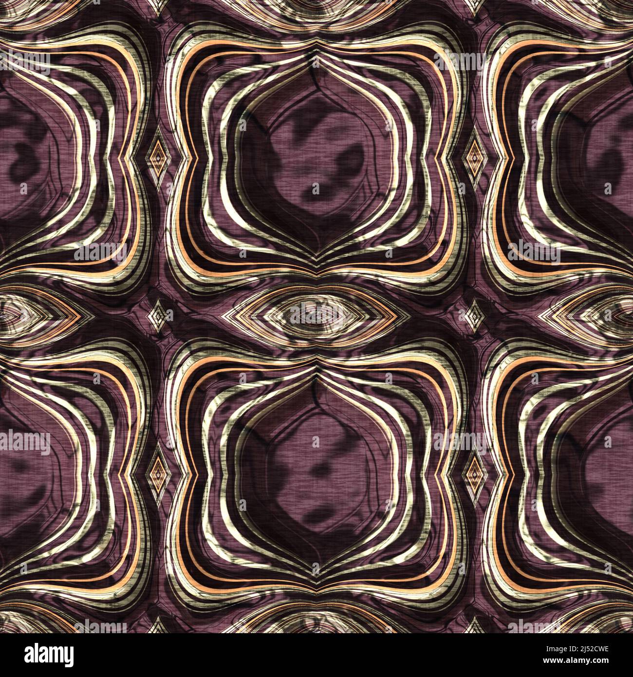 Earthy colours Victorian antique geometric seamless pattern in ...