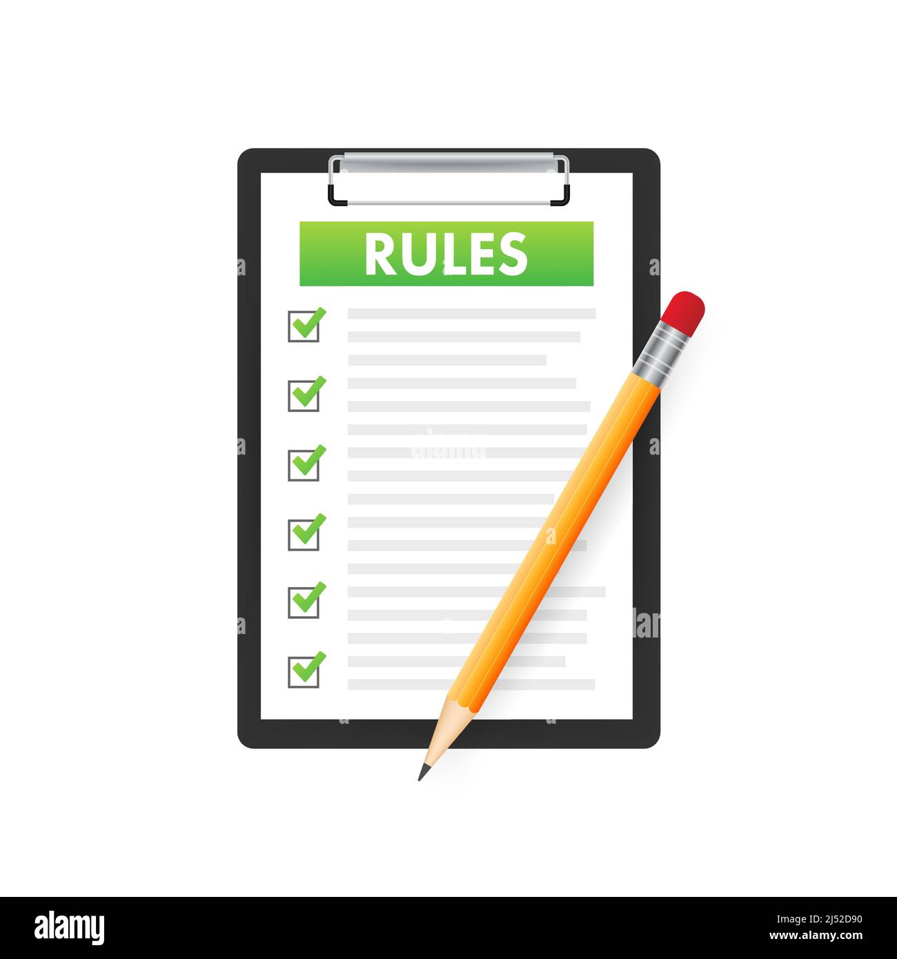 Rules and regulations concept. reading guidance. Vector stock ...