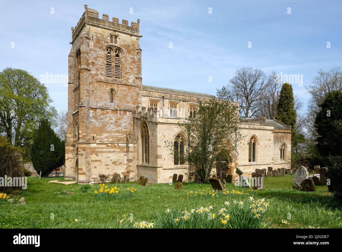 St Michaels Church Great Tew Stock Photo - Alamy