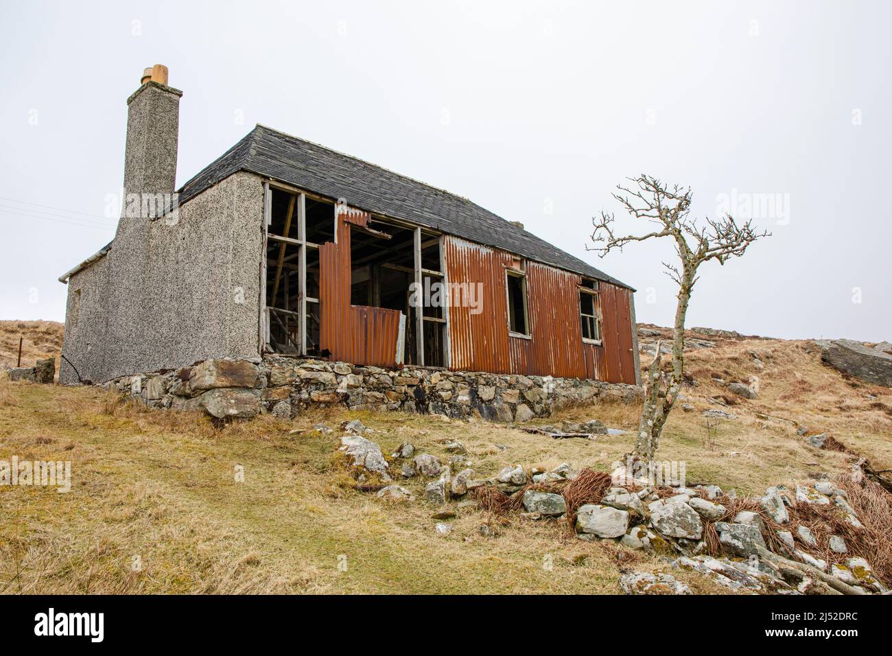 Abandoned House on Isle of Scalpay, Scotland Stock Photo - Alamy