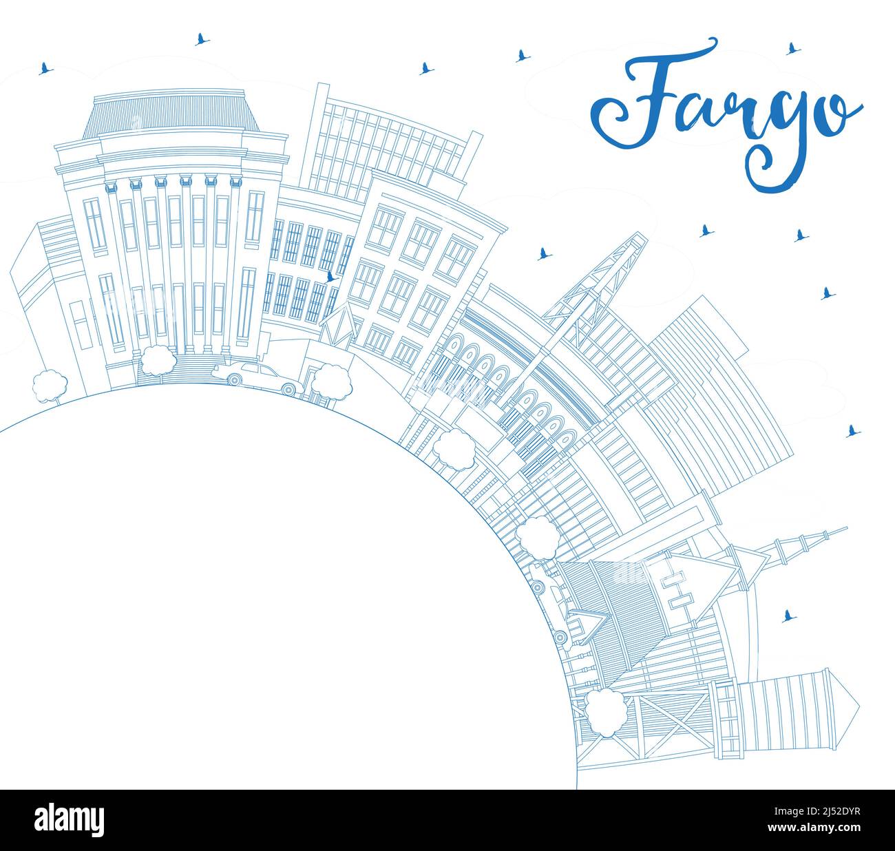 Fargo, north dakota skyline hi-res stock photography and images - Alamy