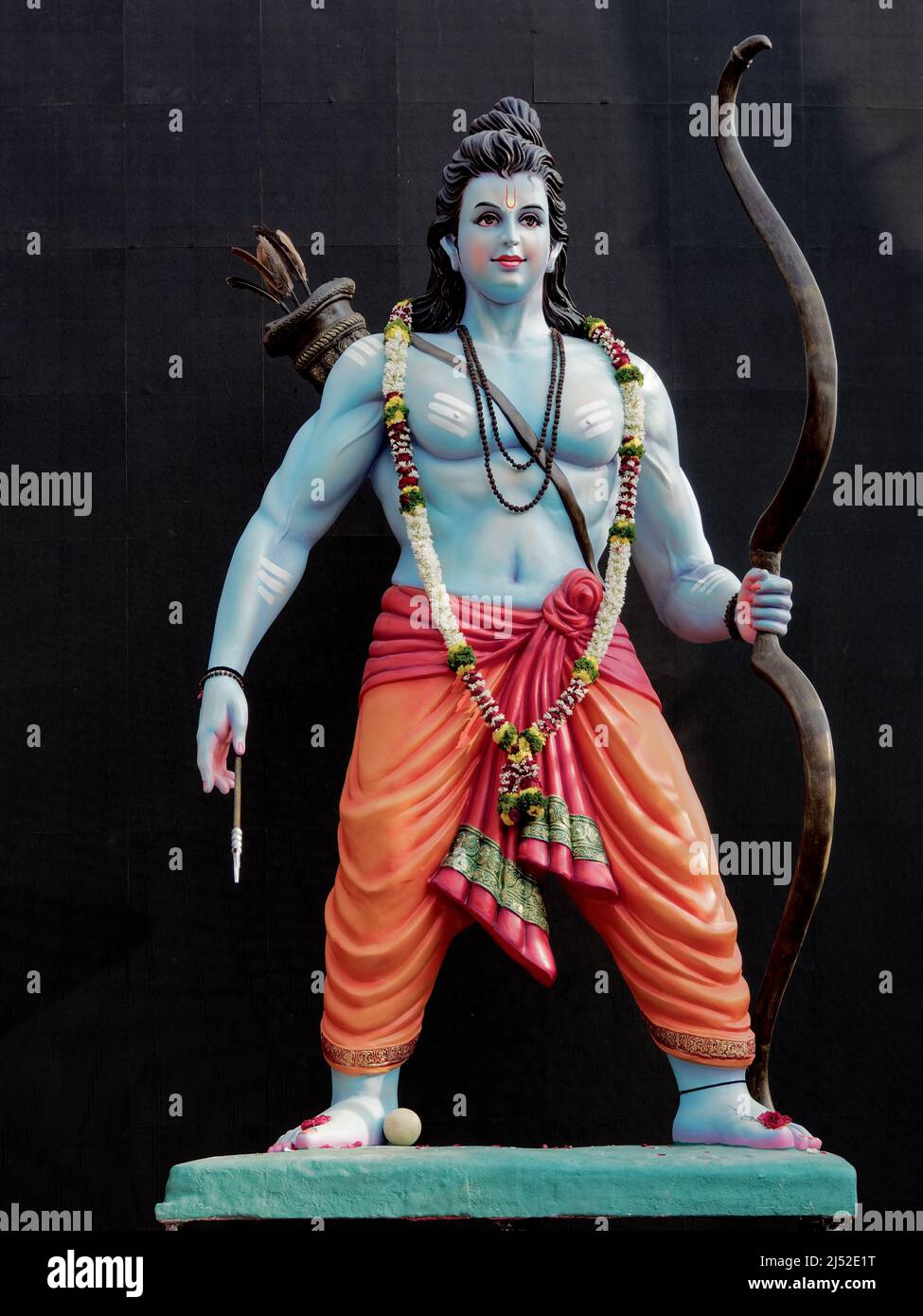 04 10 2022 Big Standing Figure of Shri Ram wit Bow and Arrow on ...