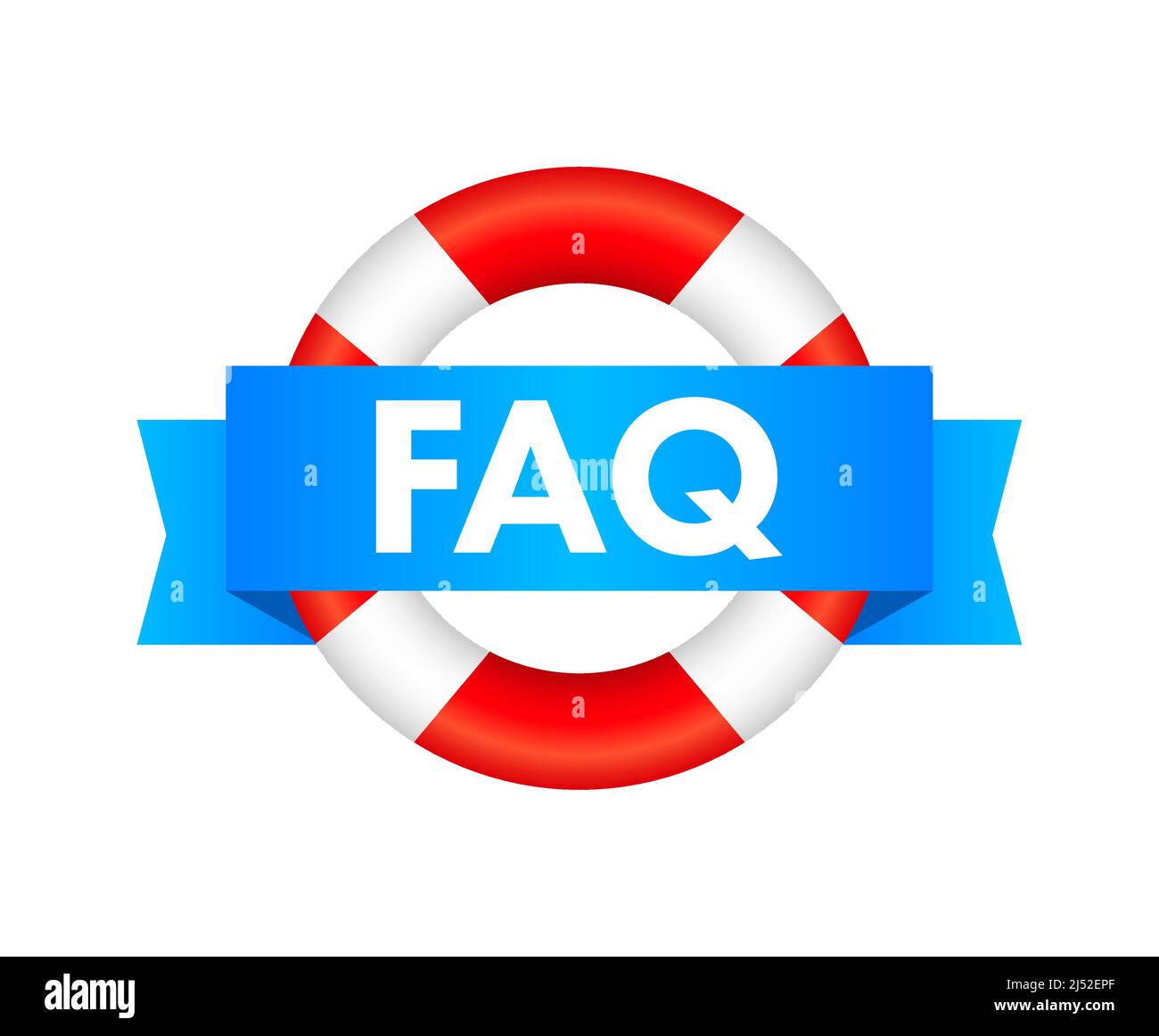 Frequently asked questions FAQ banner. Speech bubble with text FAQ ...