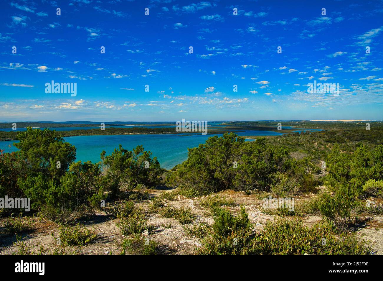 The arid, remote coast of Coffin Bay National Park, Eyre Peninsula ...