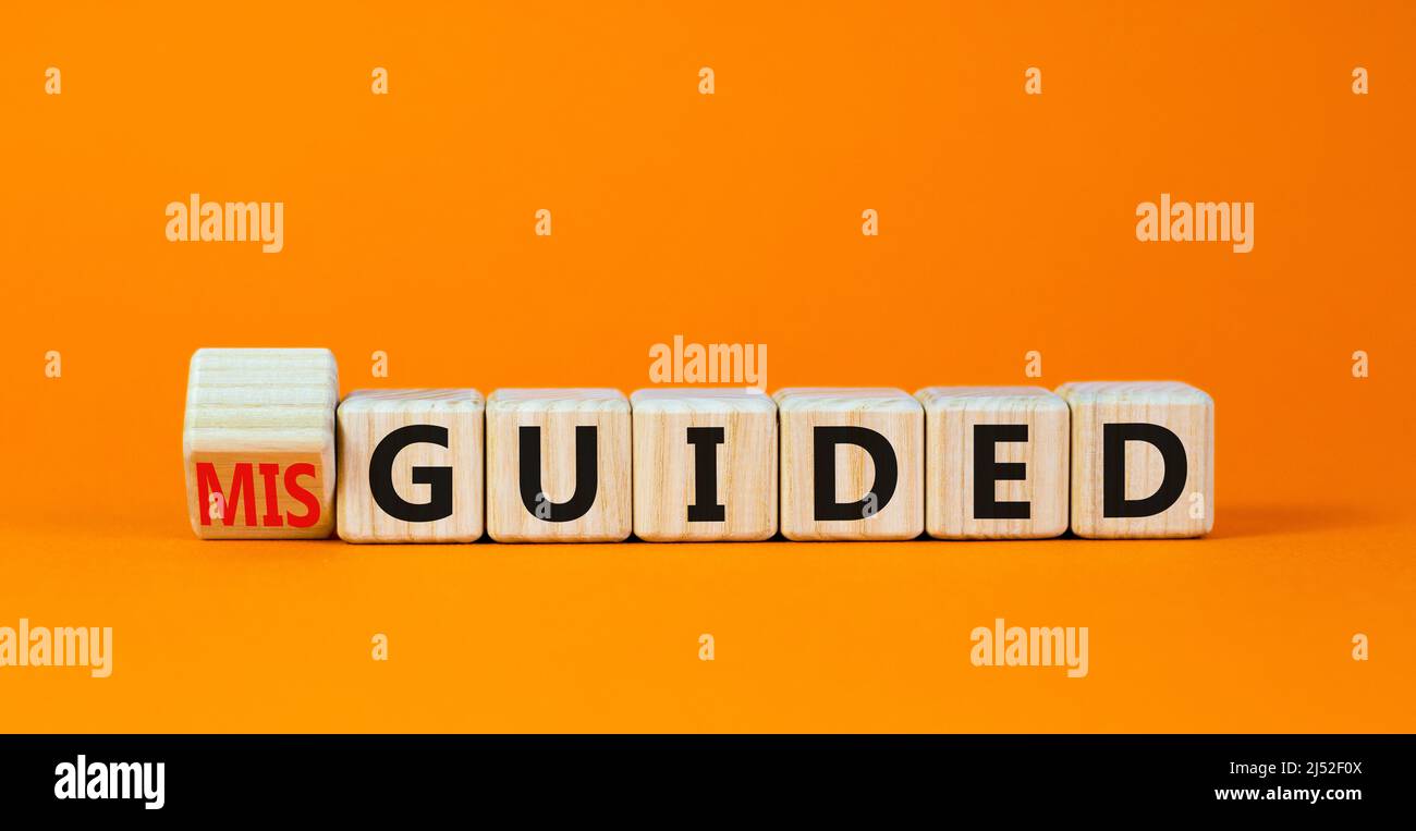 Guided or misguided symbol. Turned wooden cubes and changed the concept ...