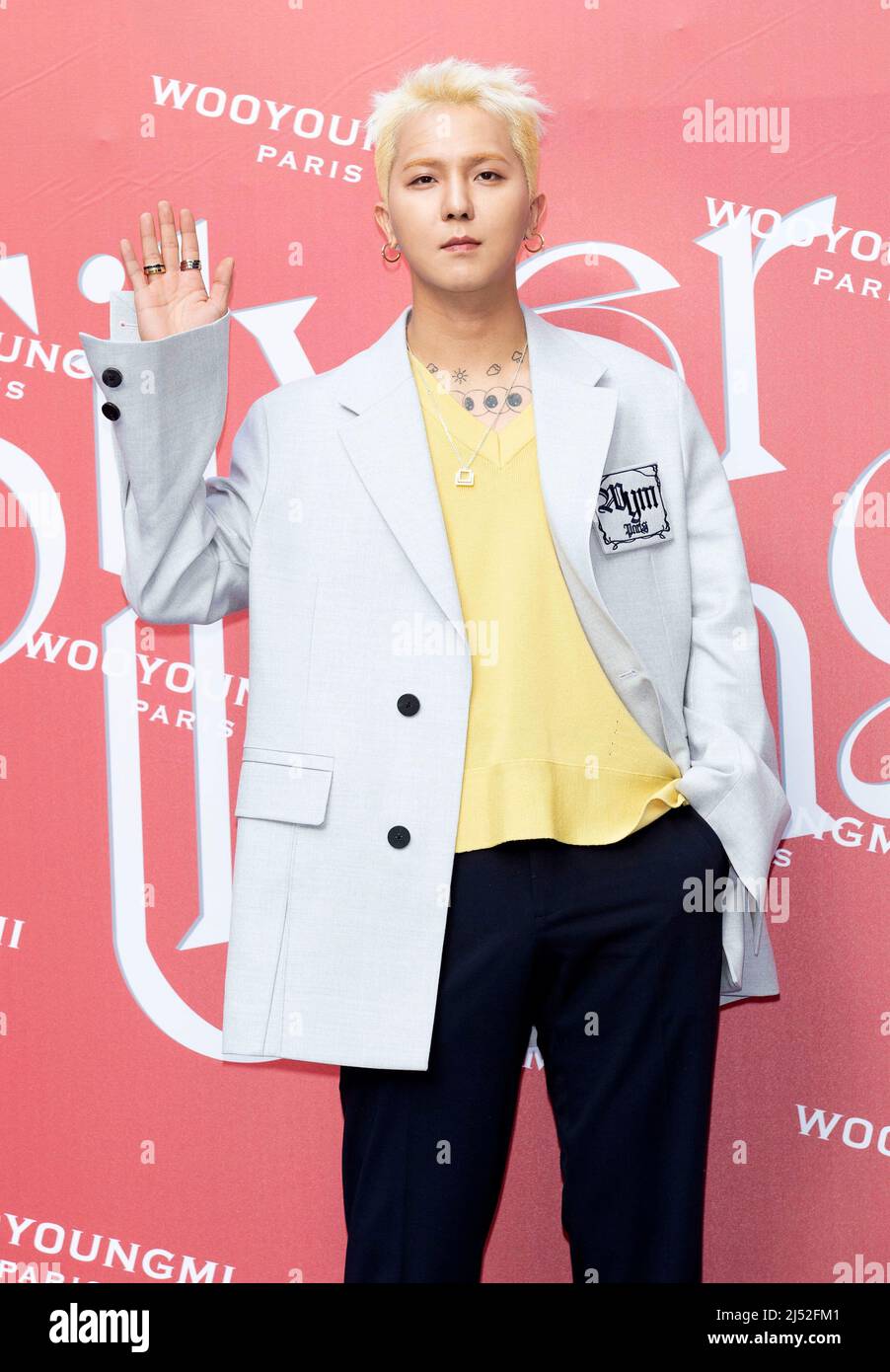 Seoul, South Korea. 19th Apr, 2022. South Korean Rapper Song Min-ho ...