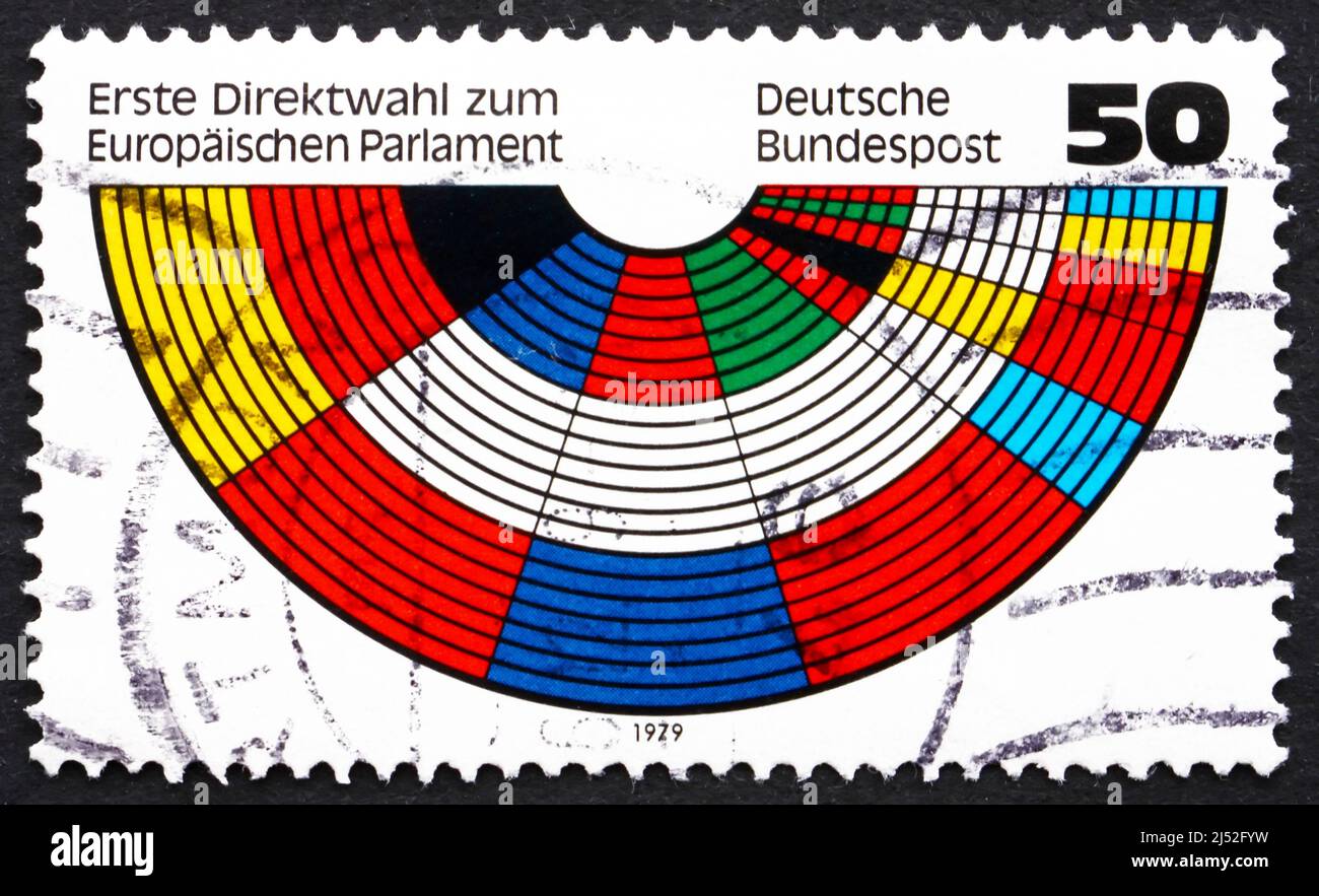 GERMANY - CIRCA 1979: a stamp printed in the Germany shows Parliament ...