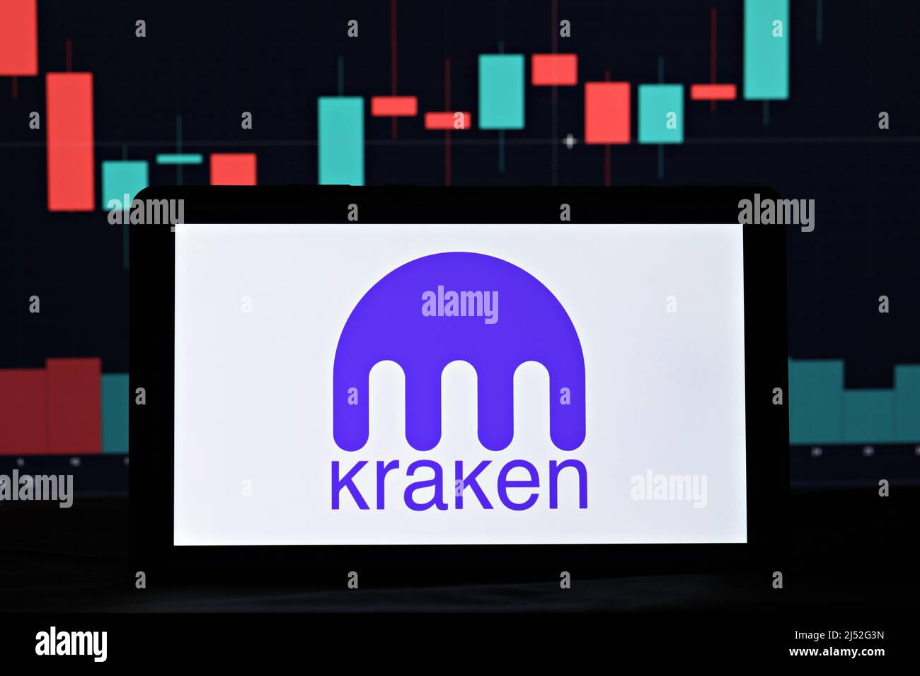 Kraken logo hi-res stock photography and images - Alamy