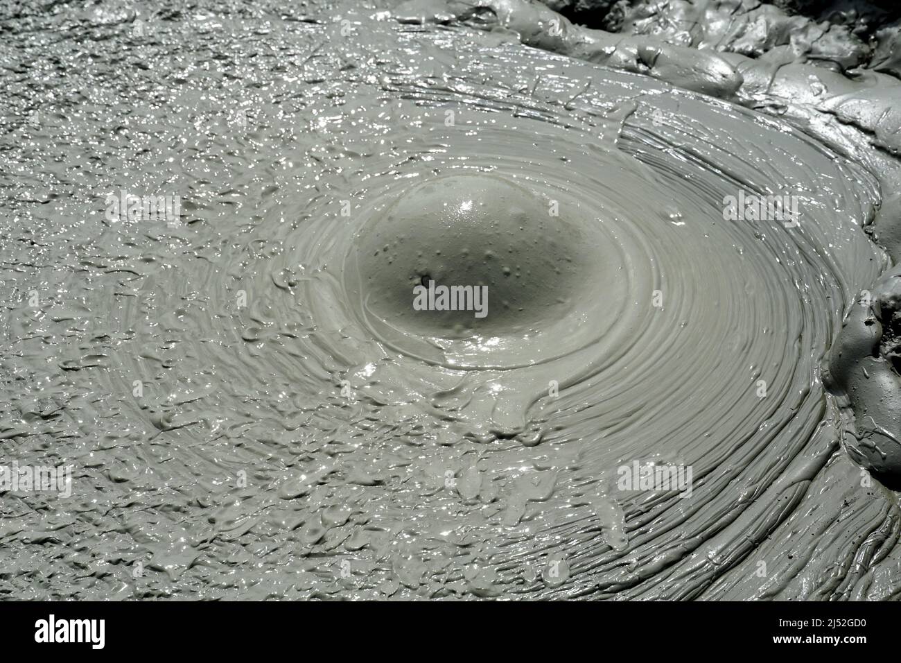Mud volcano, Gobustan National Park, Azerbaijan, Azərbaycan, Asia Stock ...