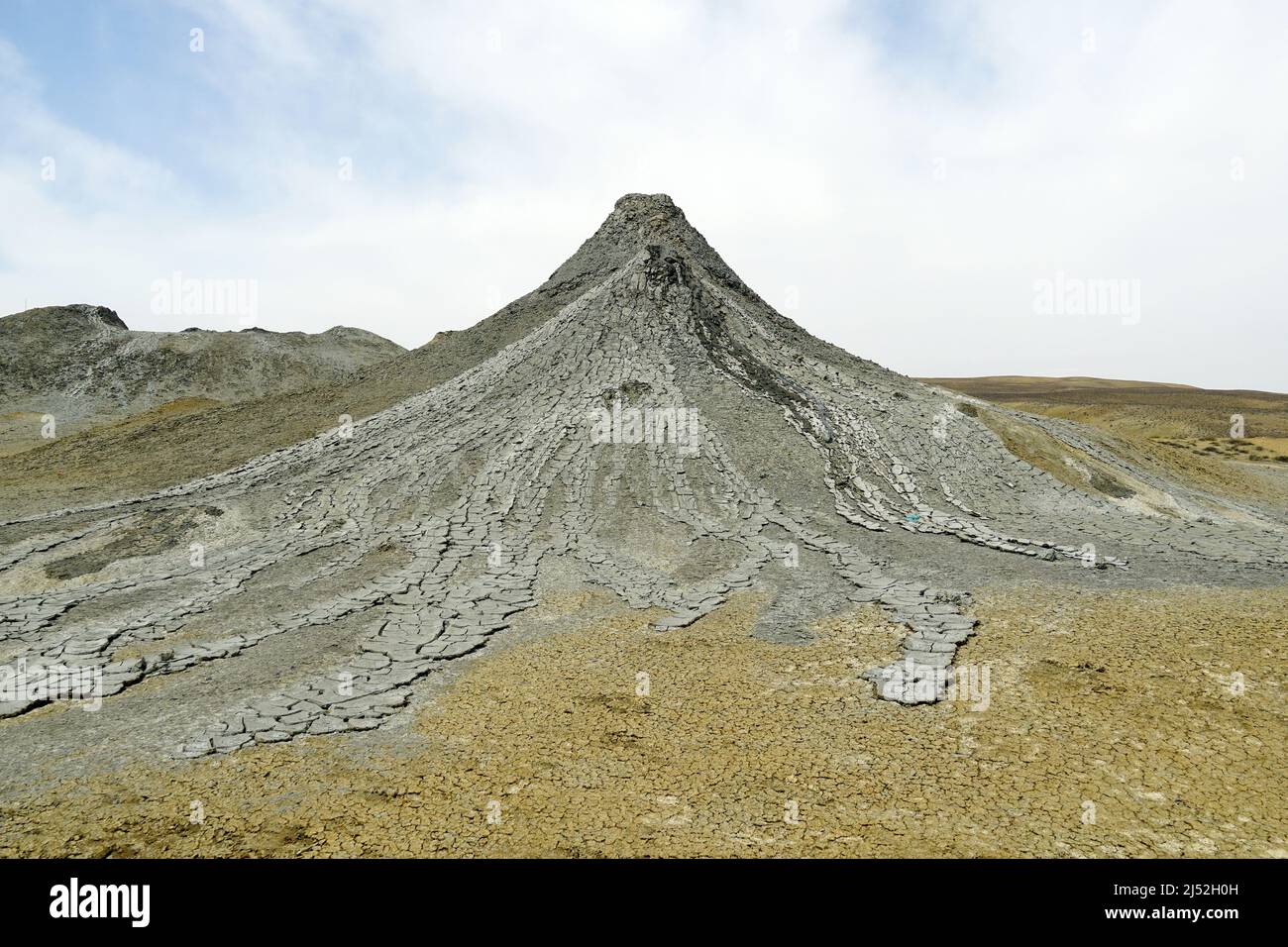 Mud volcano, Gobustan National Park, Azerbaijan, Azərbaycan, Asia Stock ...