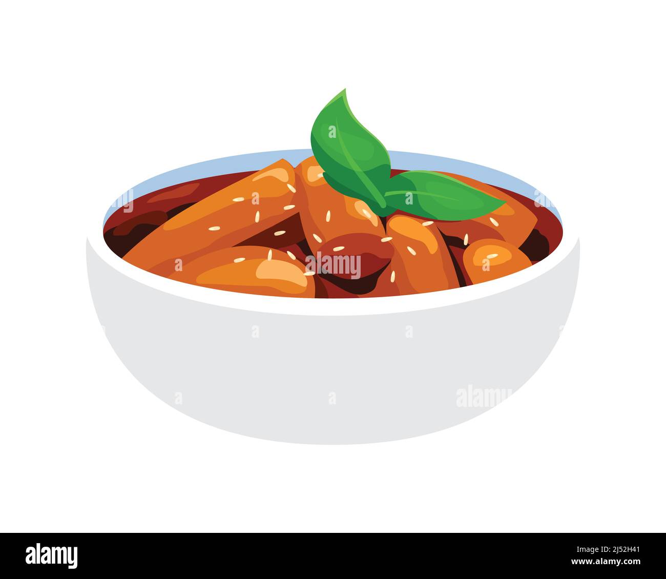 Tteokbokki korean Stock Vector Images - Alamy
