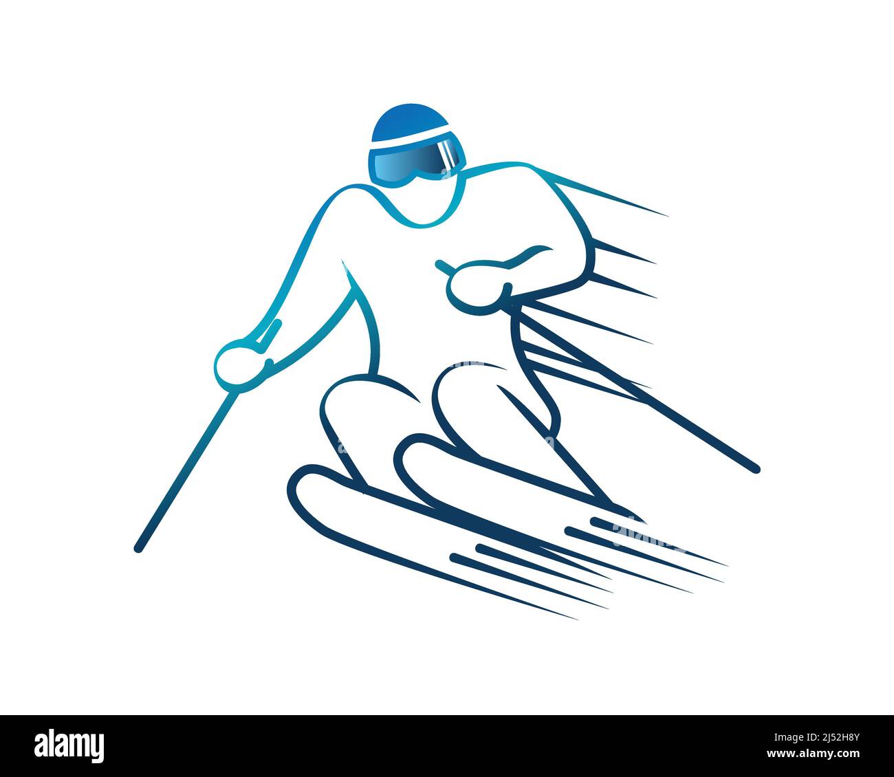 Ski and skating Stock Vector Images - Alamy