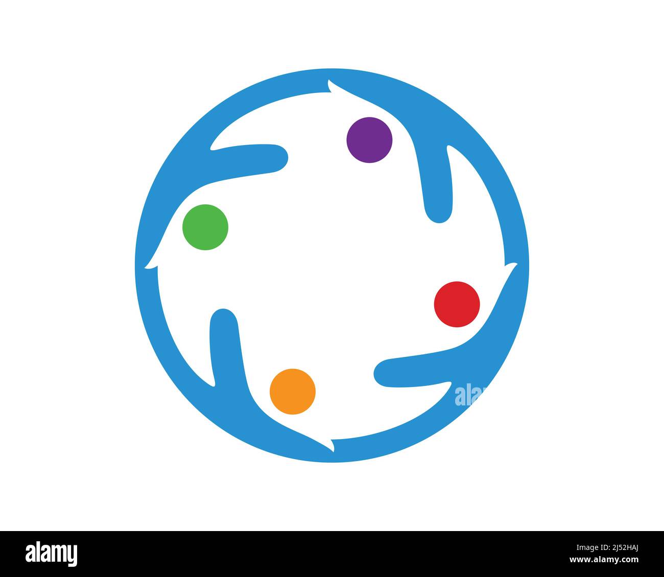 Teamwork alliance symbol Stock Vector Images - Alamy