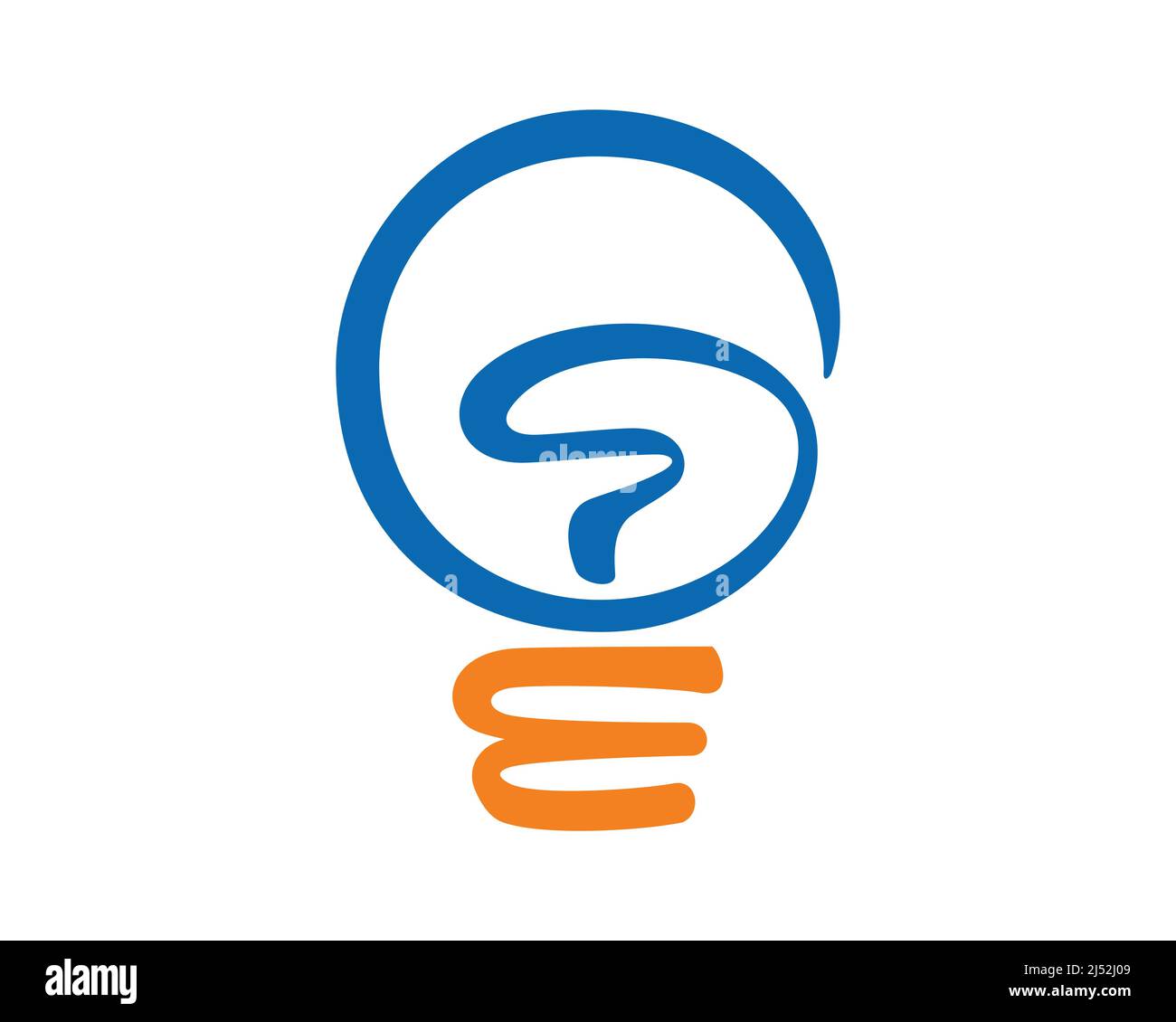 Simple Lightbulb as Symbolization of Idea Stock Vector Image & Art - Alamy