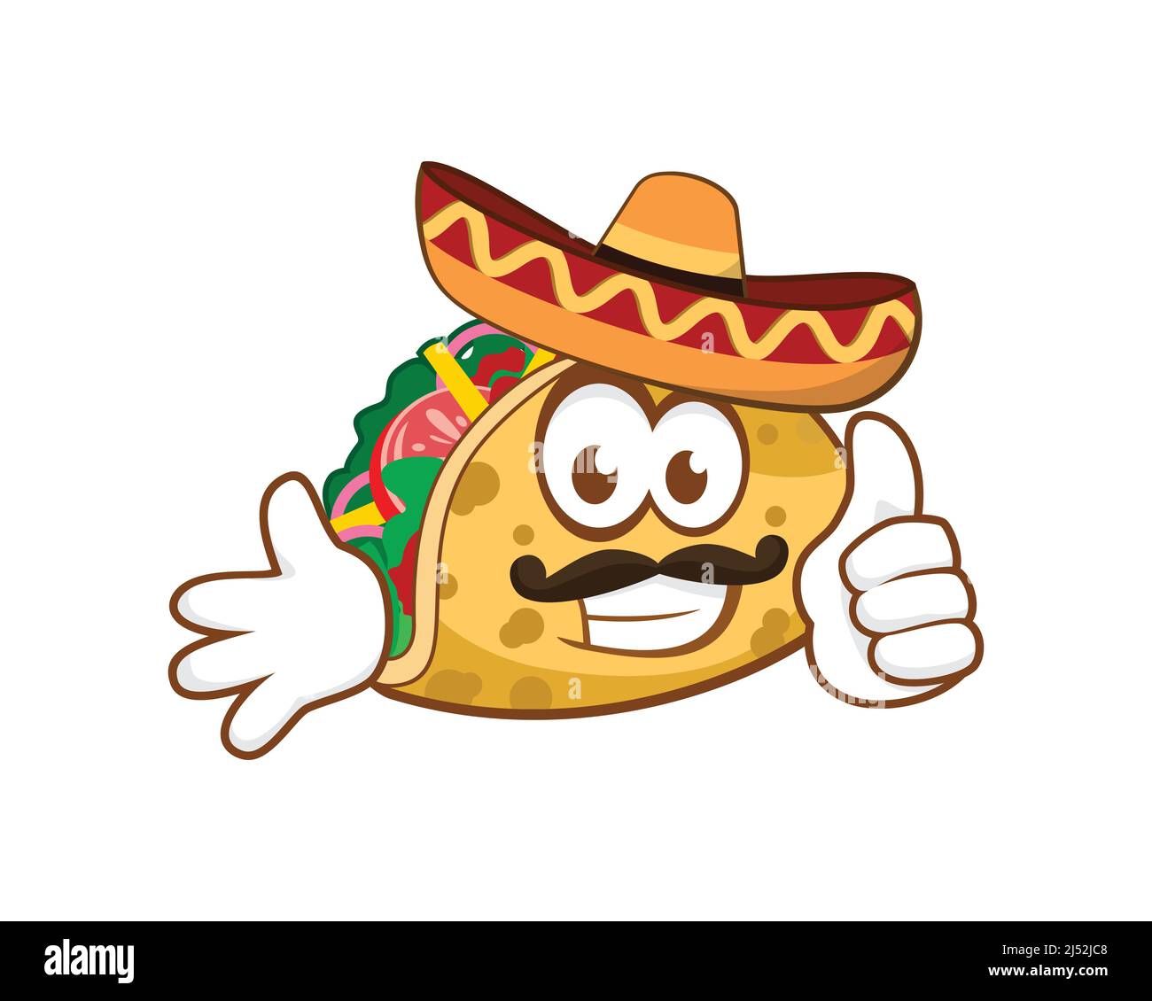 Taco menu design Cut Out Stock Images & Pictures - Alamy