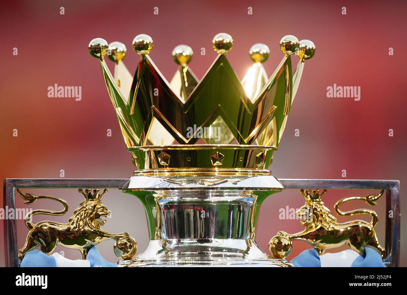 Premier league trophy liverpool colours hi-res stock photography and ...