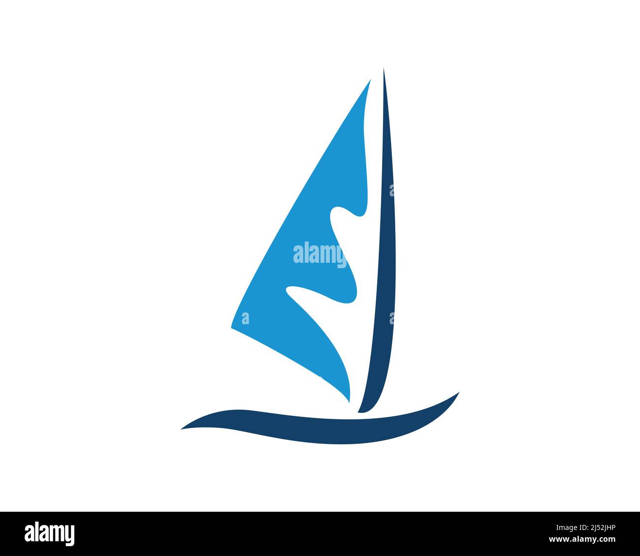 Sailing Catamaran and Sail Boat Symbol Vector Stock Vector Image & Art ...