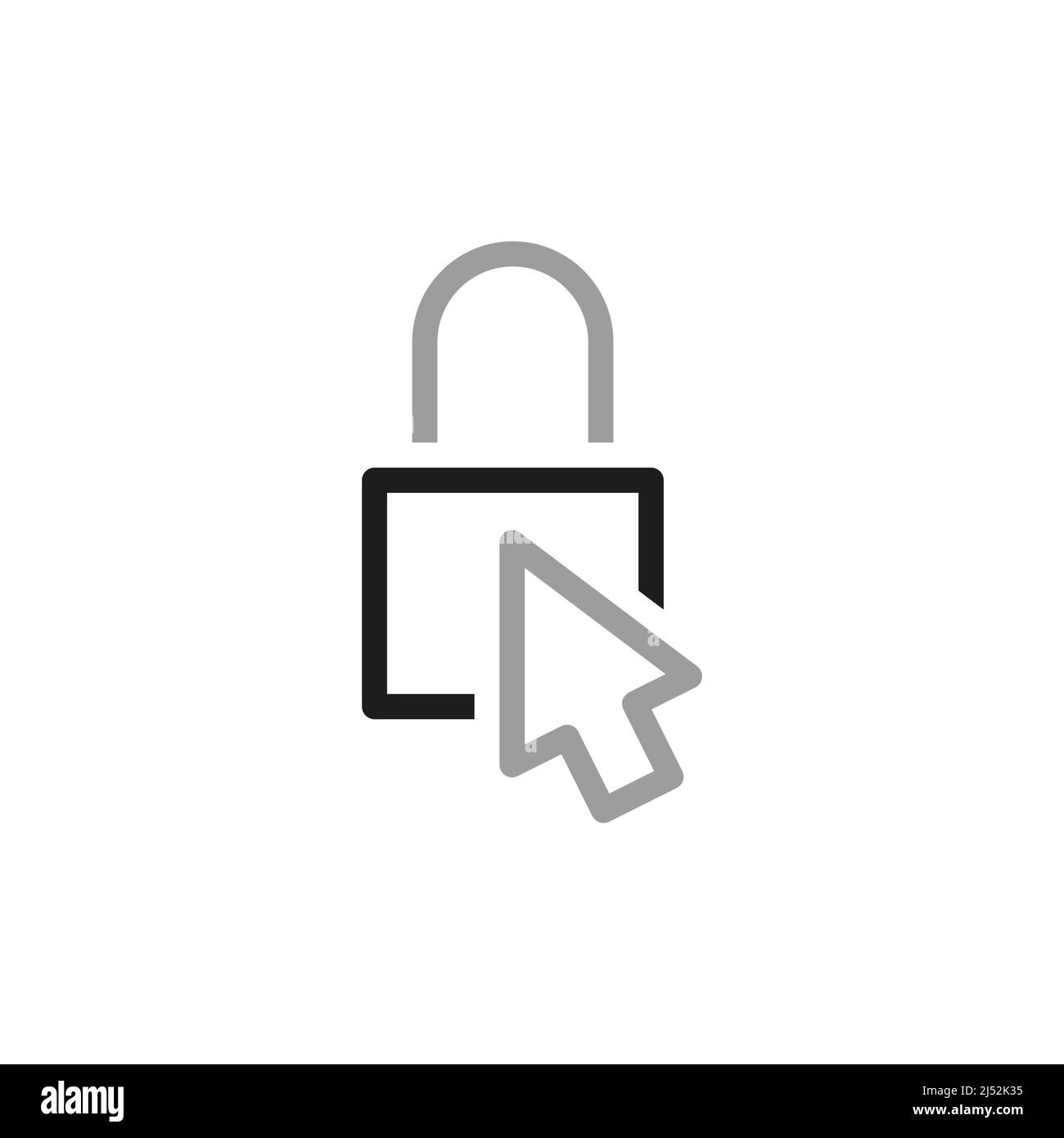 Simple Locks Related Vector Line Icons. Lock for security Stock Vector ...