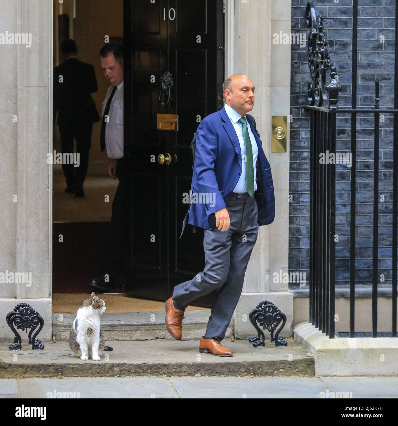 London, UK. 19th Apr, 2022. Andrew Griffith, Director of the No 10 ...