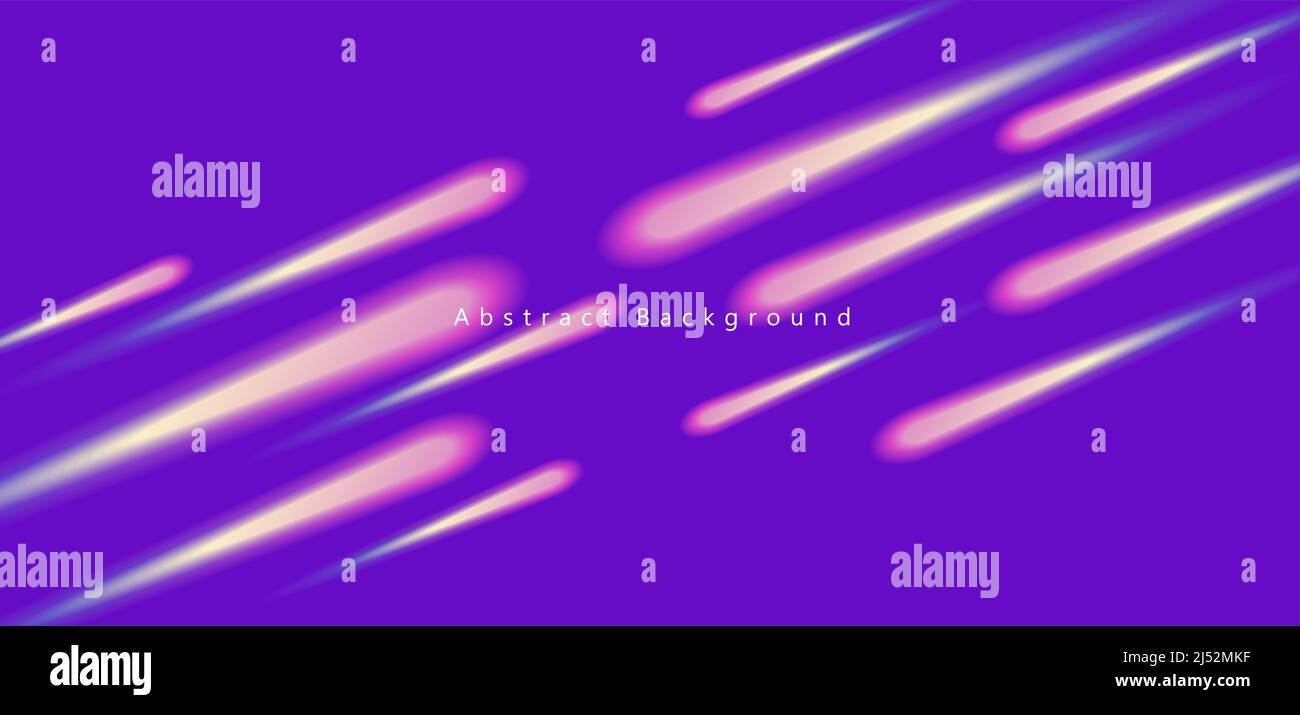 Abstract background of bright lights as meteor or comet creating ...
