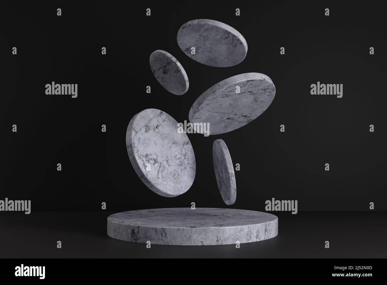 3d circle round wall shapes hi-res stock photography and images - Alamy