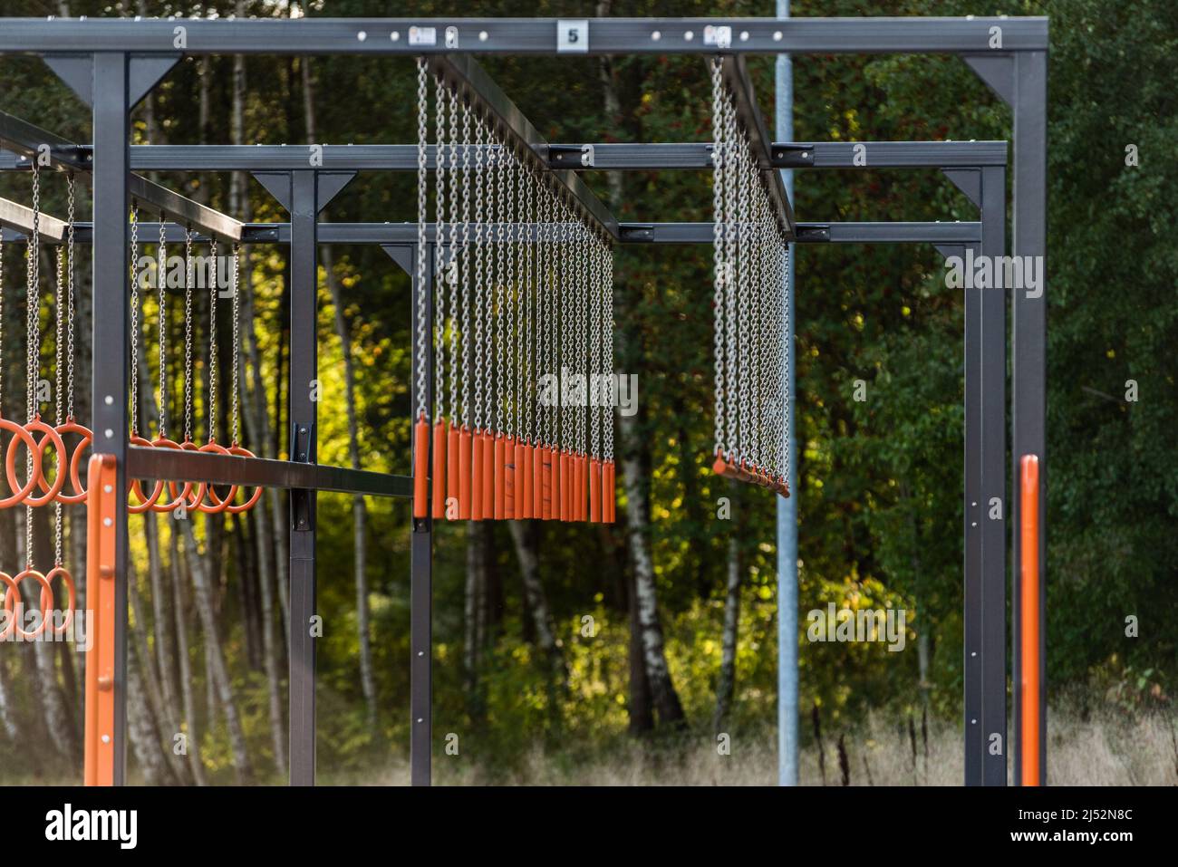 Part of an obstacle course Stock Photo - Alamy