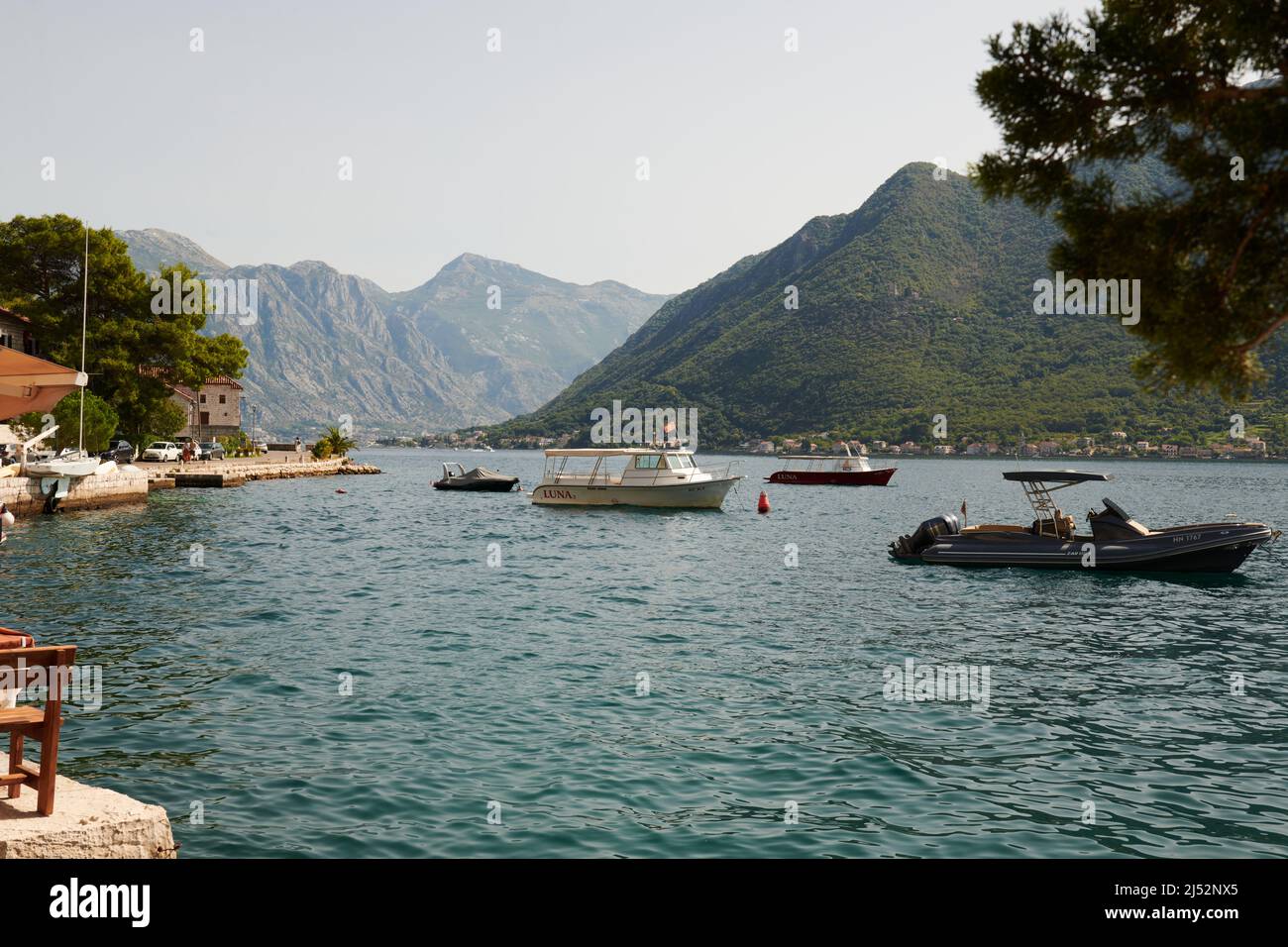 Kotor Bay is the largest bay on the Adriatic Sea Stock Photo - Alamy