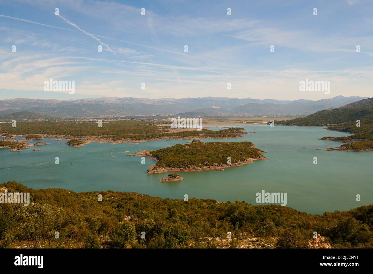 kotor bay in montenegro with emerald water Stock Photo - Alamy