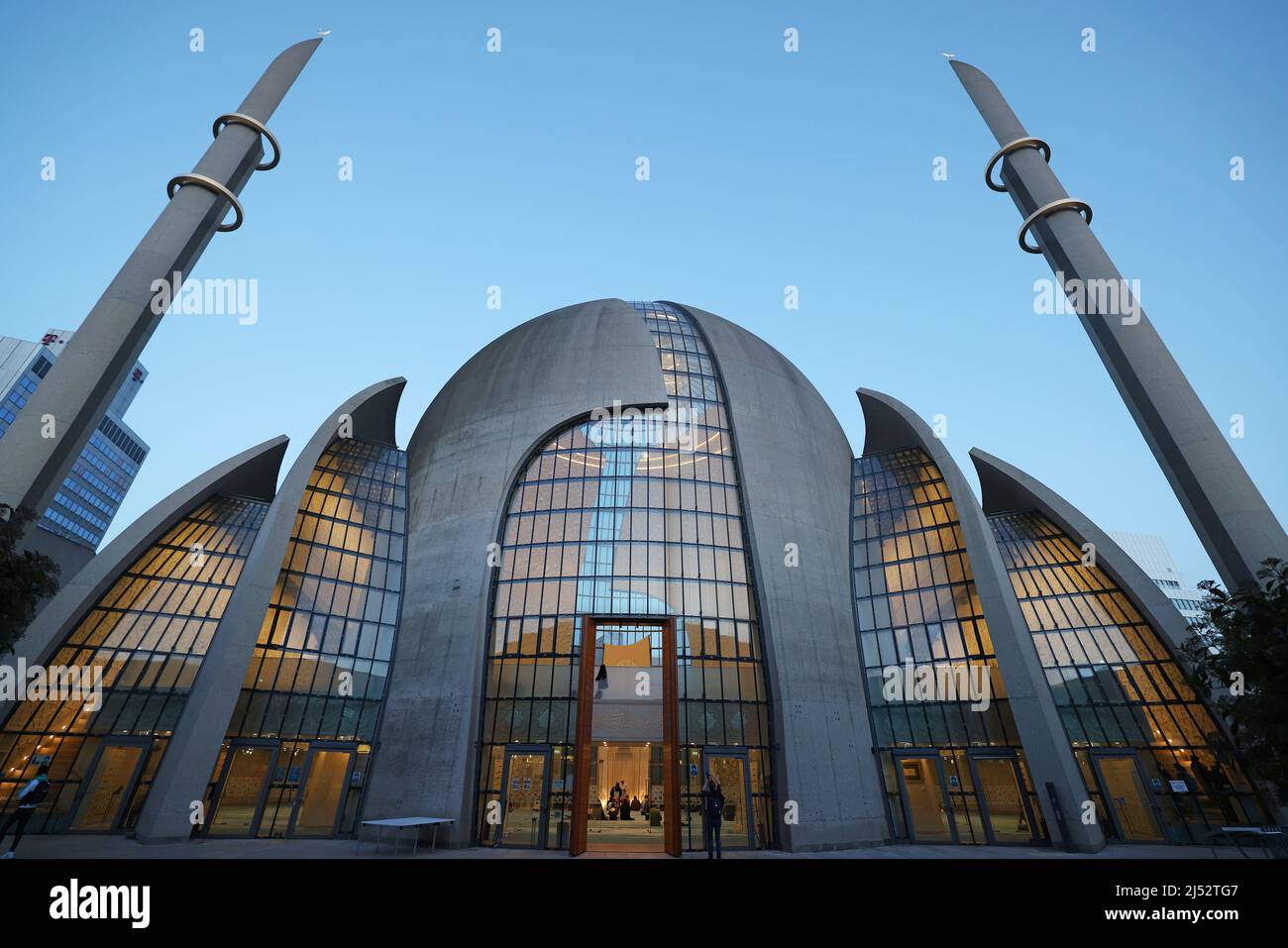 Cologne, Germany. 19th Apr, 2022. The Ditib Central Mosque. The Ditib ...