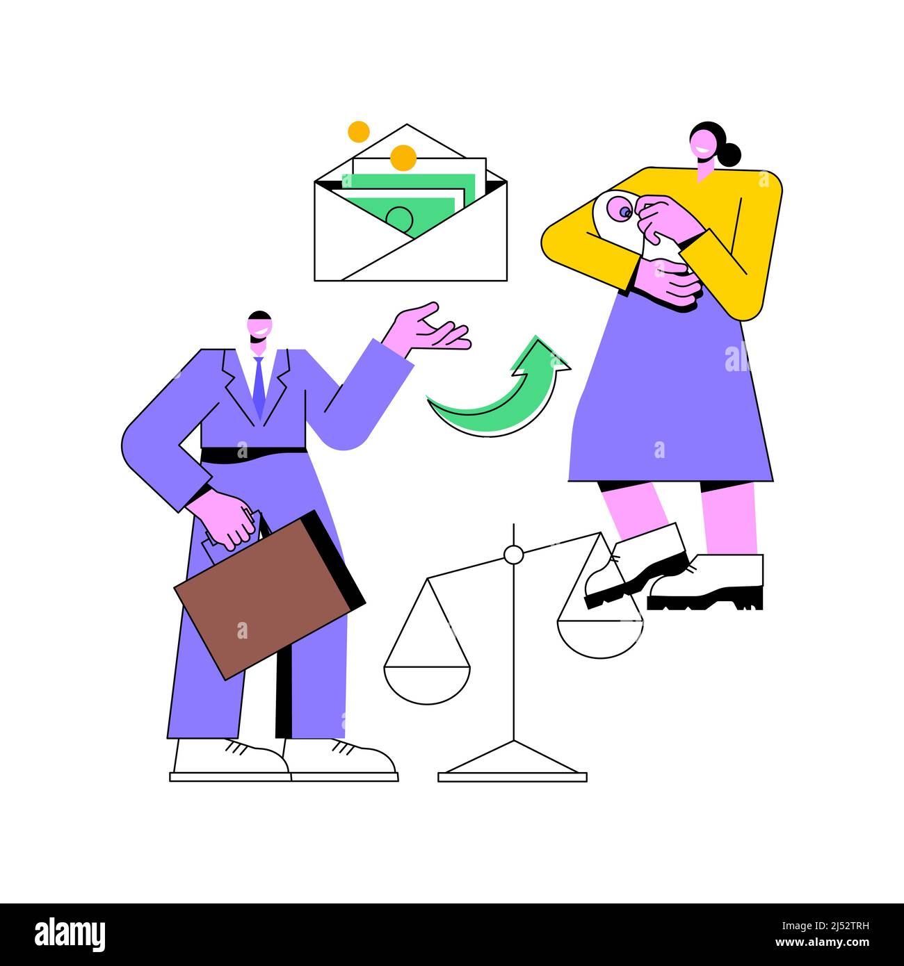 Maintenance obligation abstract concept vector illustration. Care and ...