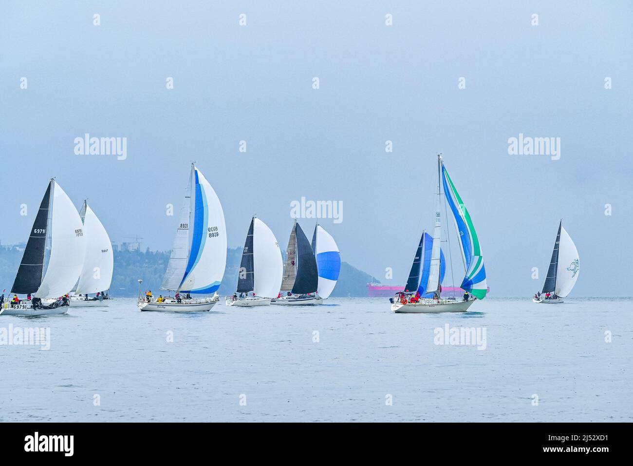 Southern Straits Classic Yacht Race, English Bay, British Columbia ...