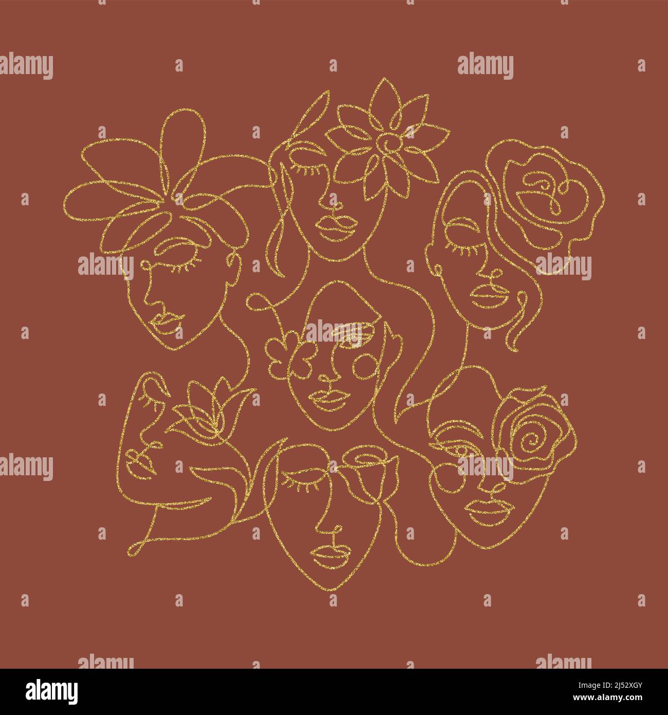 Modern salon model Stock Vector Images - Alamy