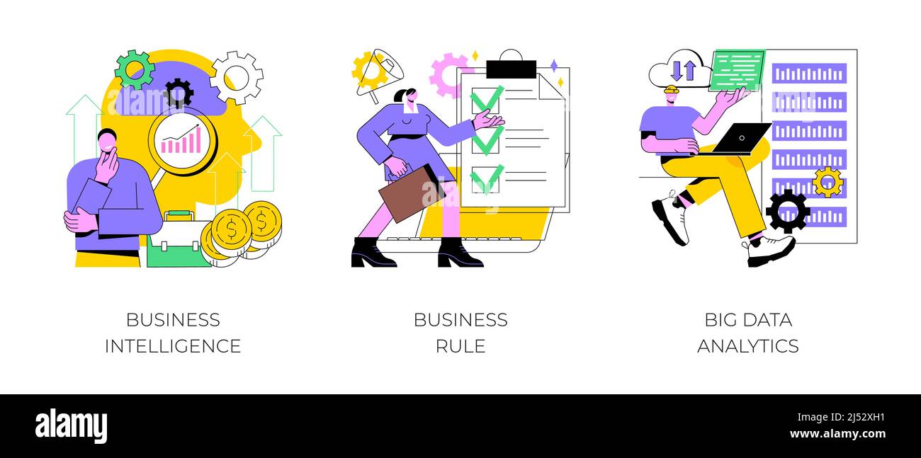 Enterprise strategy development abstract concept vector illustration ...