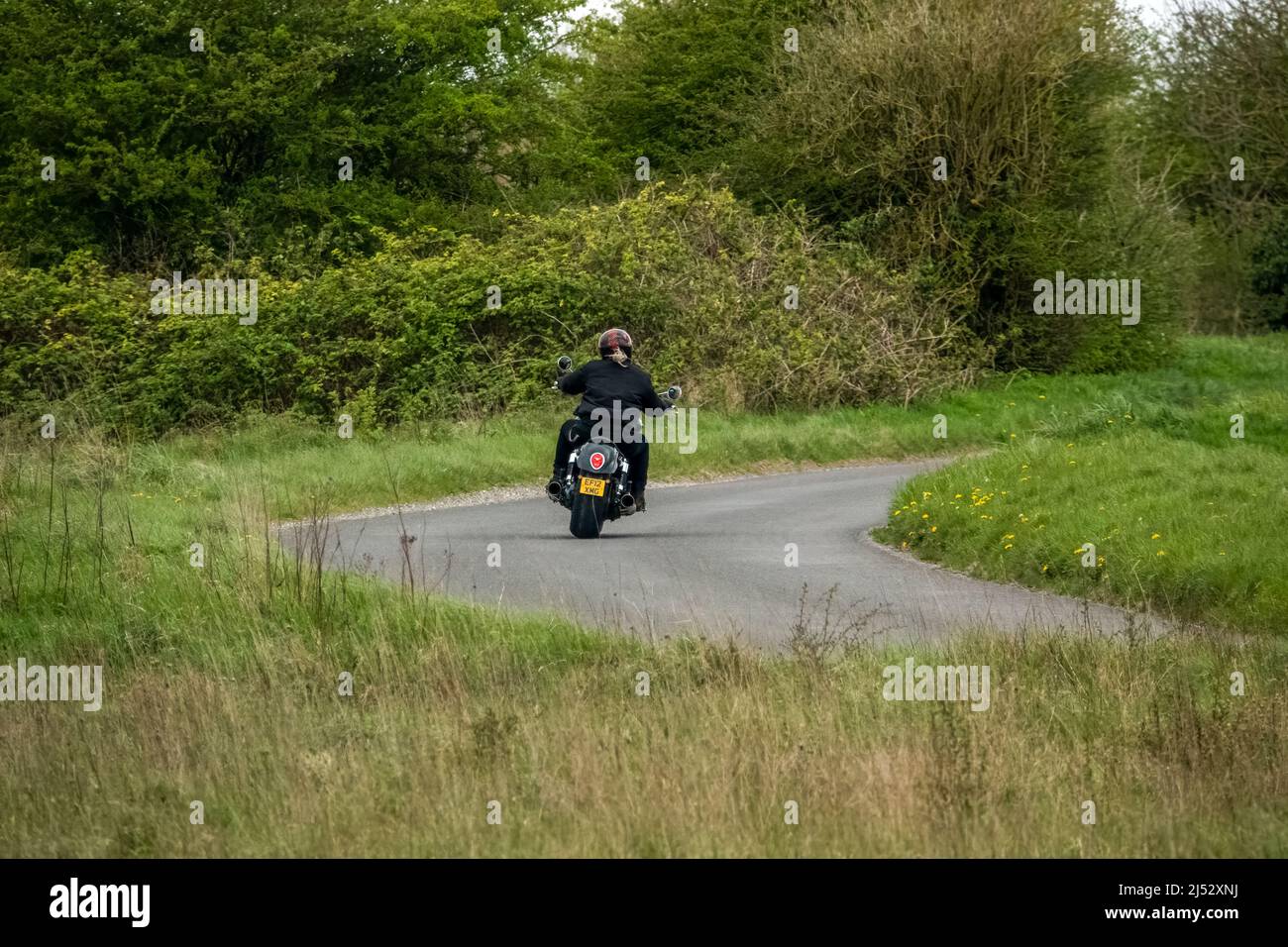 Motorbike countryside hi-res stock photography and images - Alamy