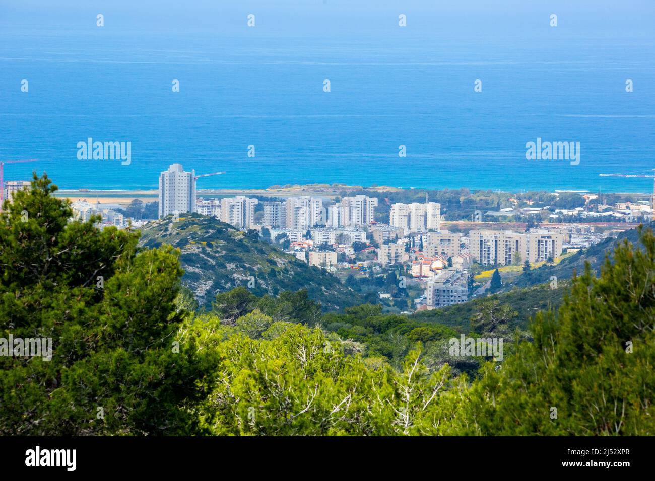 View haifa from mount hi-res stock photography and images - Alamy
