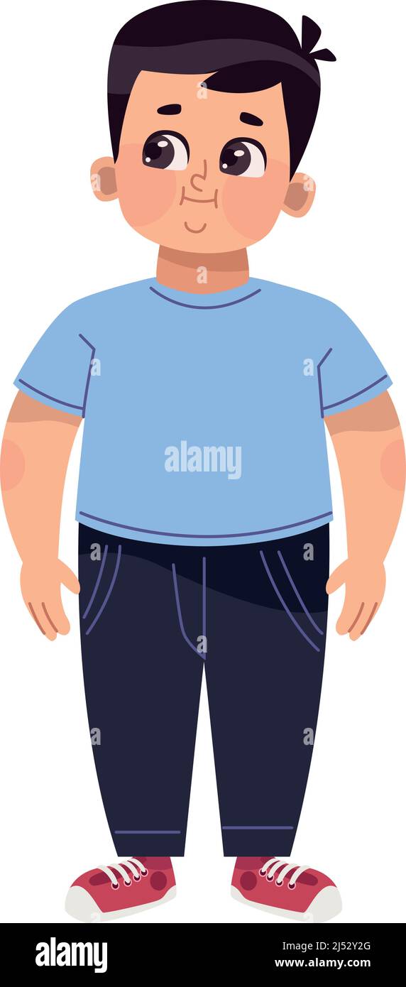 fat man standing Stock Vector Image & Art - Alamy