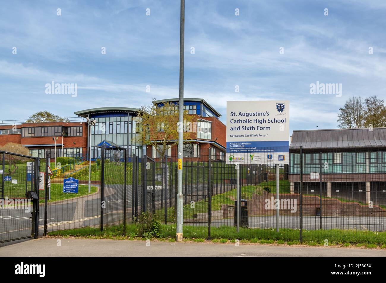 St. Augustine's RC High School in Redditch, Worcestershire Stock Photo ...
