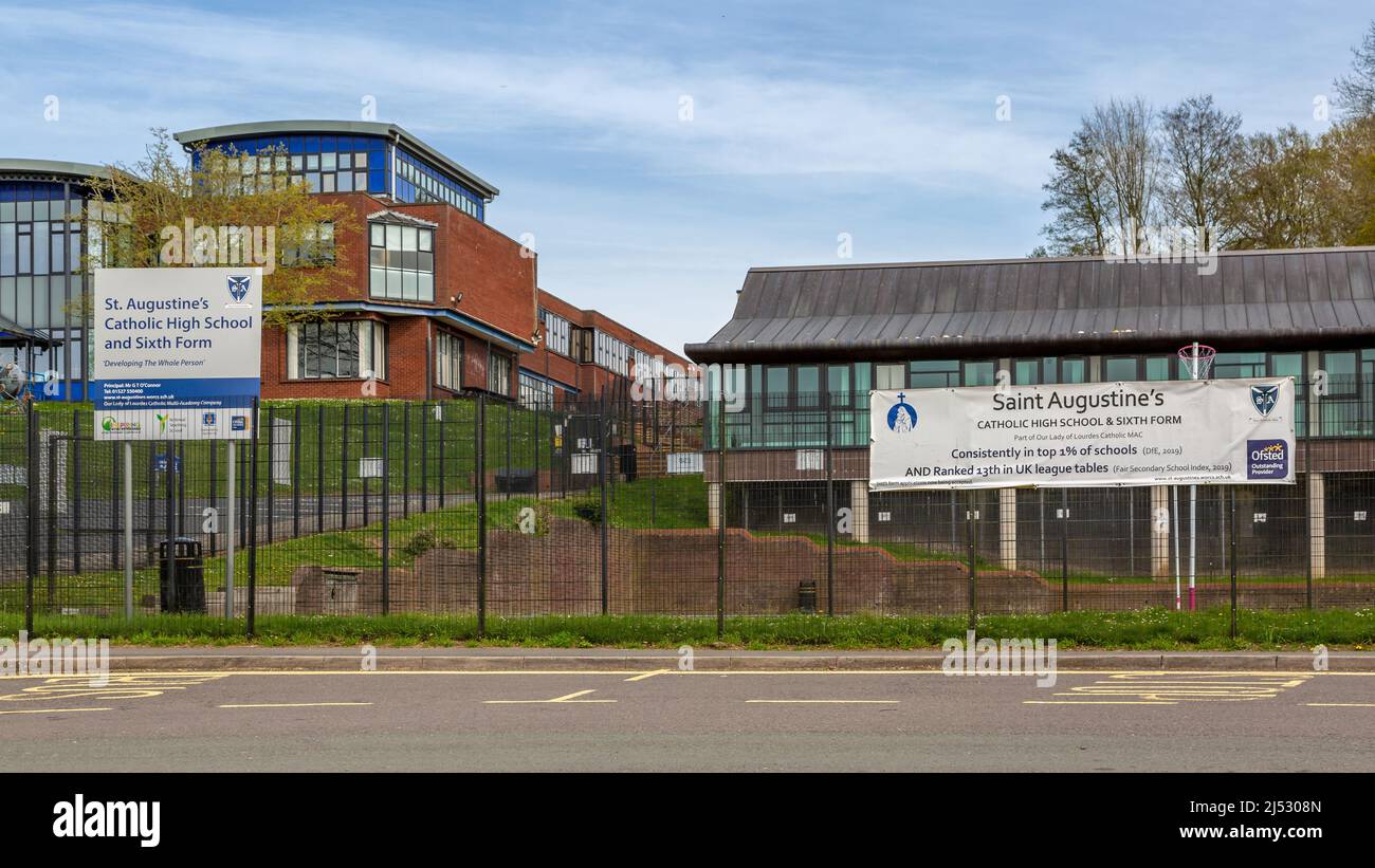 St. Augustine's RC High School in Redditch, Worcestershire Stock Photo ...