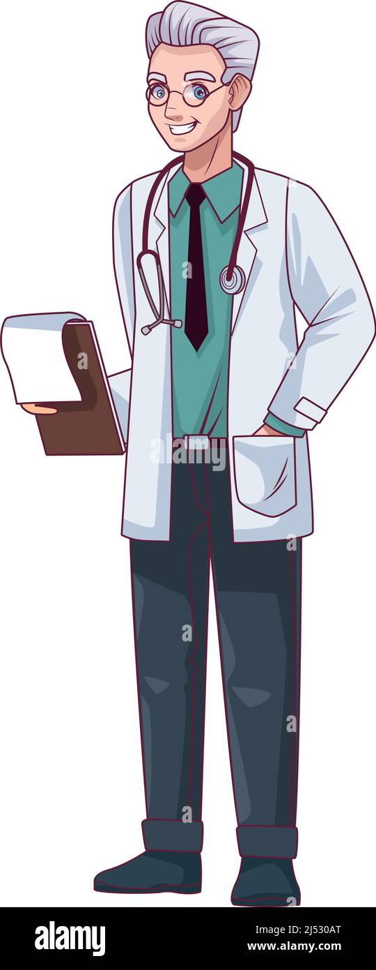 doctor with checklist Stock Vector Image & Art - Alamy