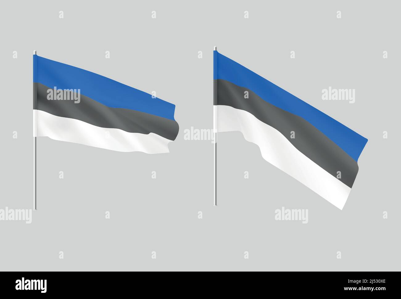 Estonia fabric flag Stock Vector Images - Alamy