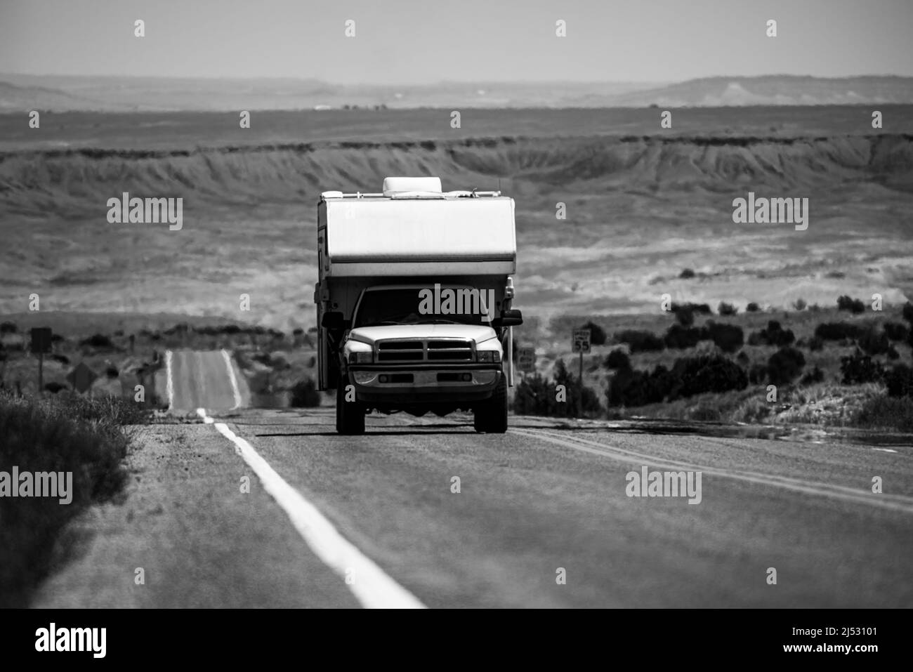 RV Camping, Camper Van. Vacation on the American Road. Exploring the ...