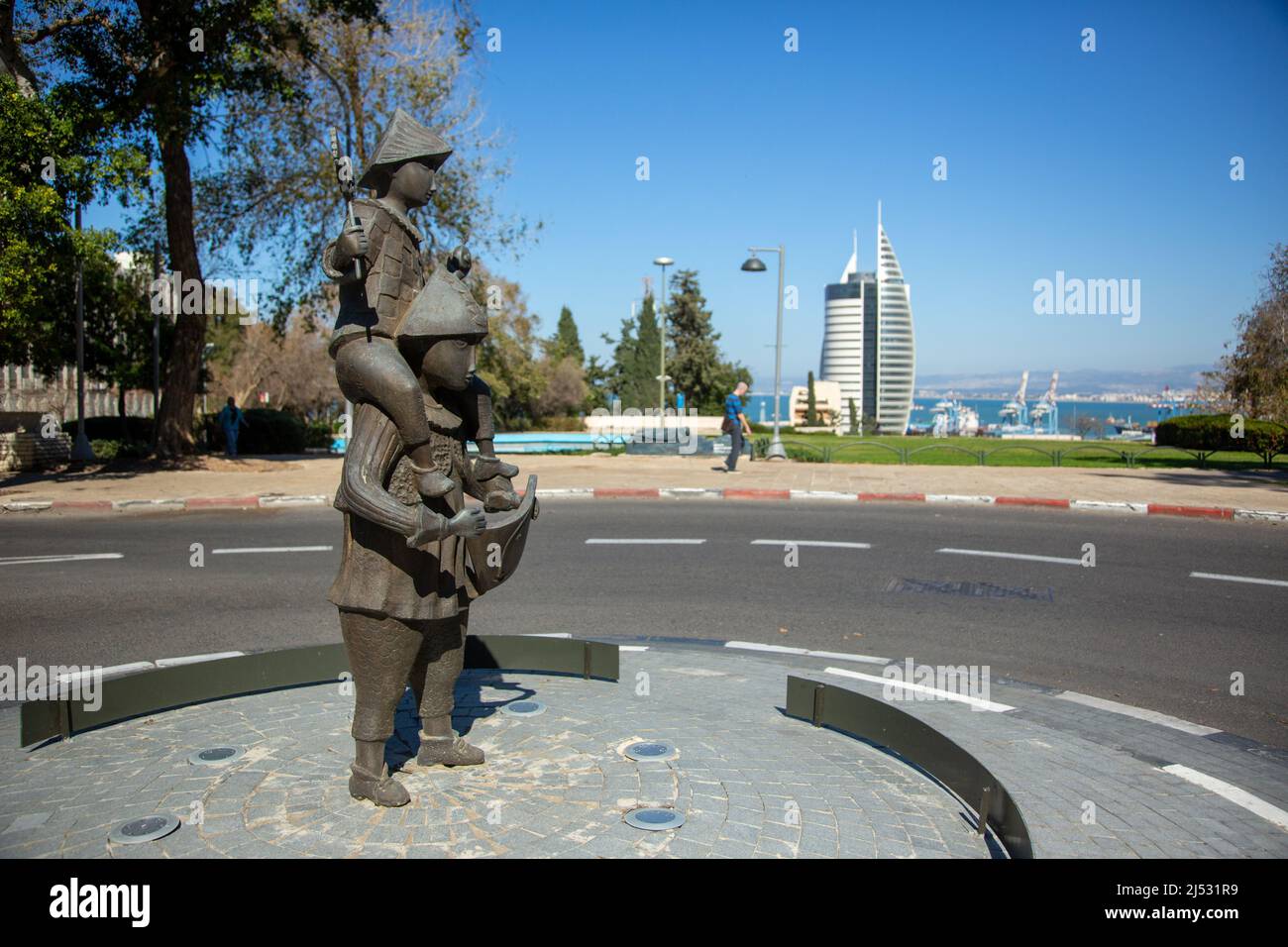 Haifa is the third-largest city in Israel Stock Photo - Alamy