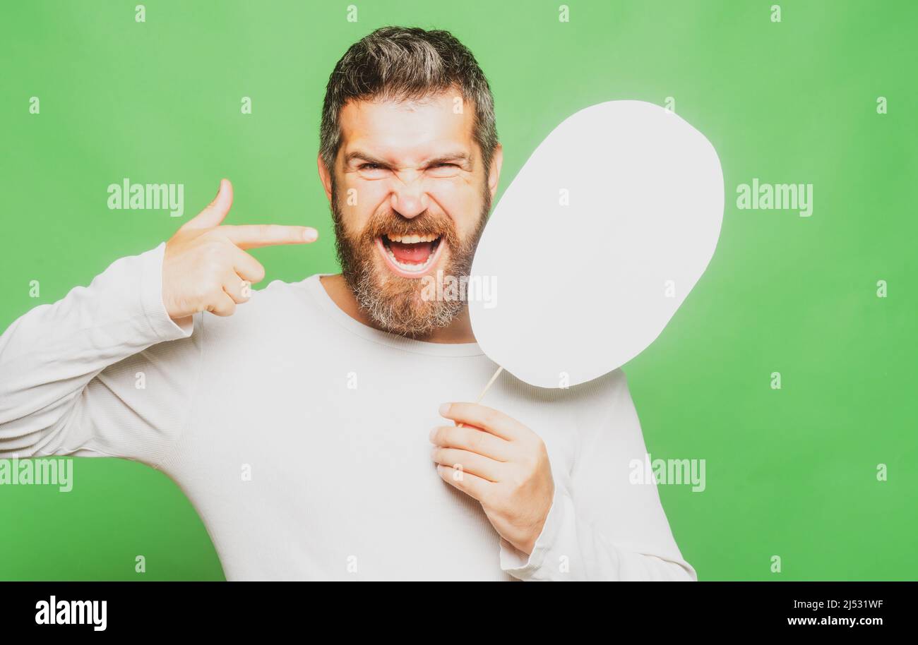 Emotions. Excited smiling man. Happy face expression Stock Photo - Alamy