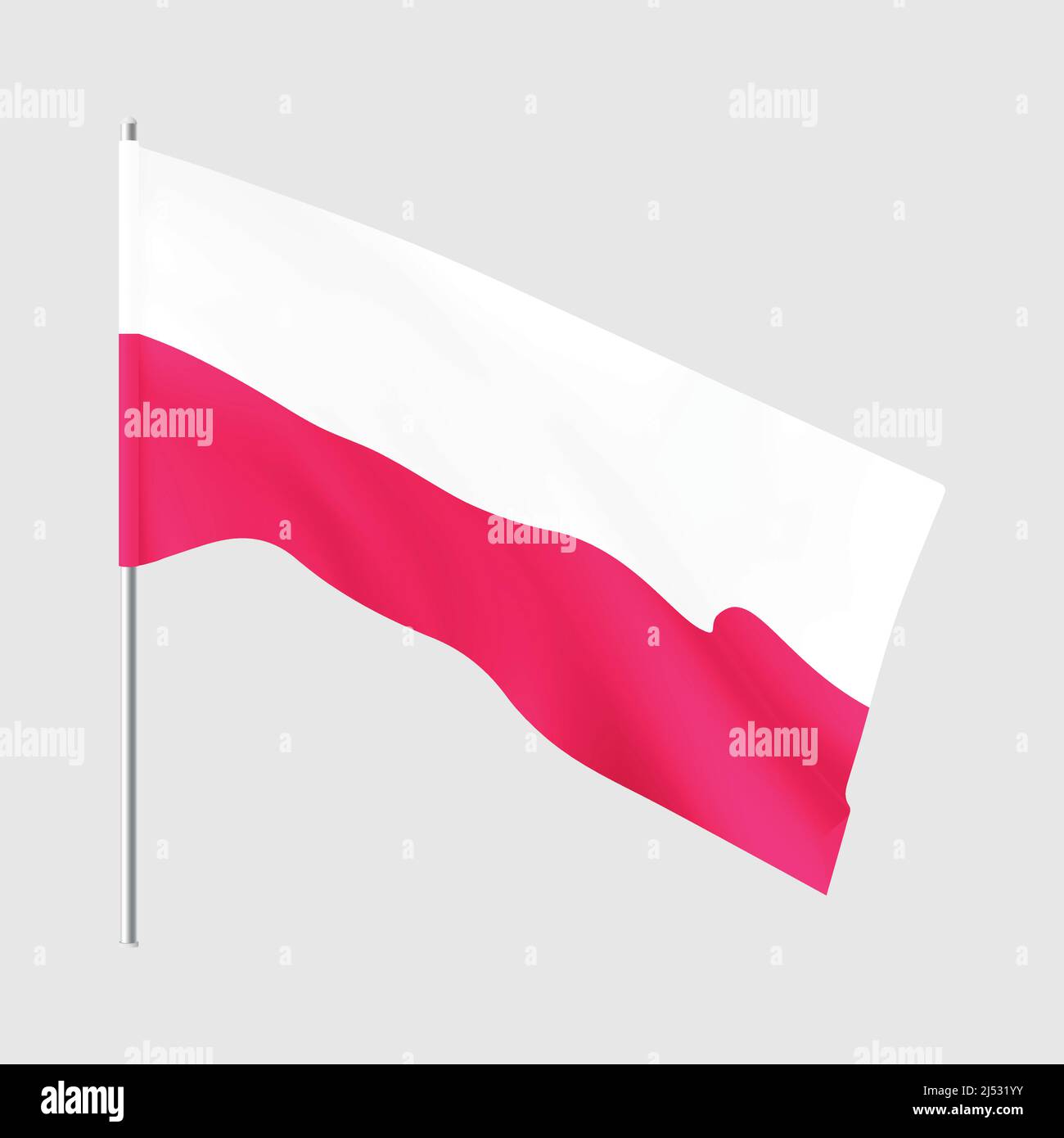 Flag of warsaw Stock Vector Images - Alamy